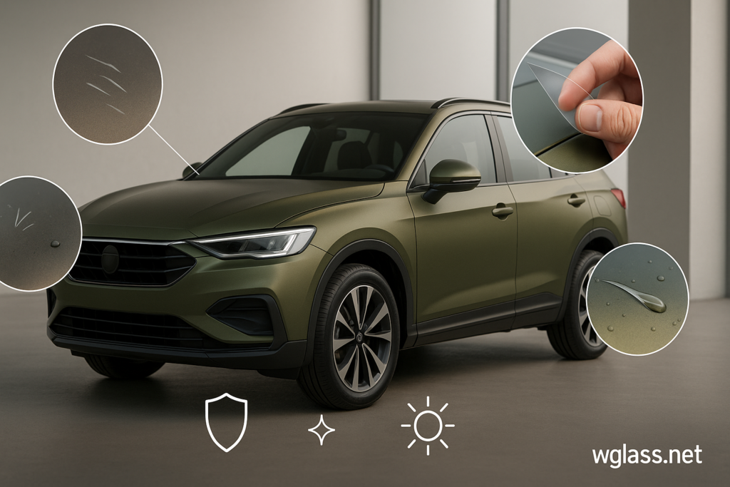 Green Brown Colored TPU PPF | Stylish Car Paint Protection