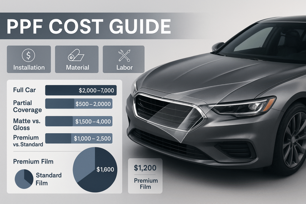 PPF Cost Guide: How Much Does Paint Protection Film Cost?
